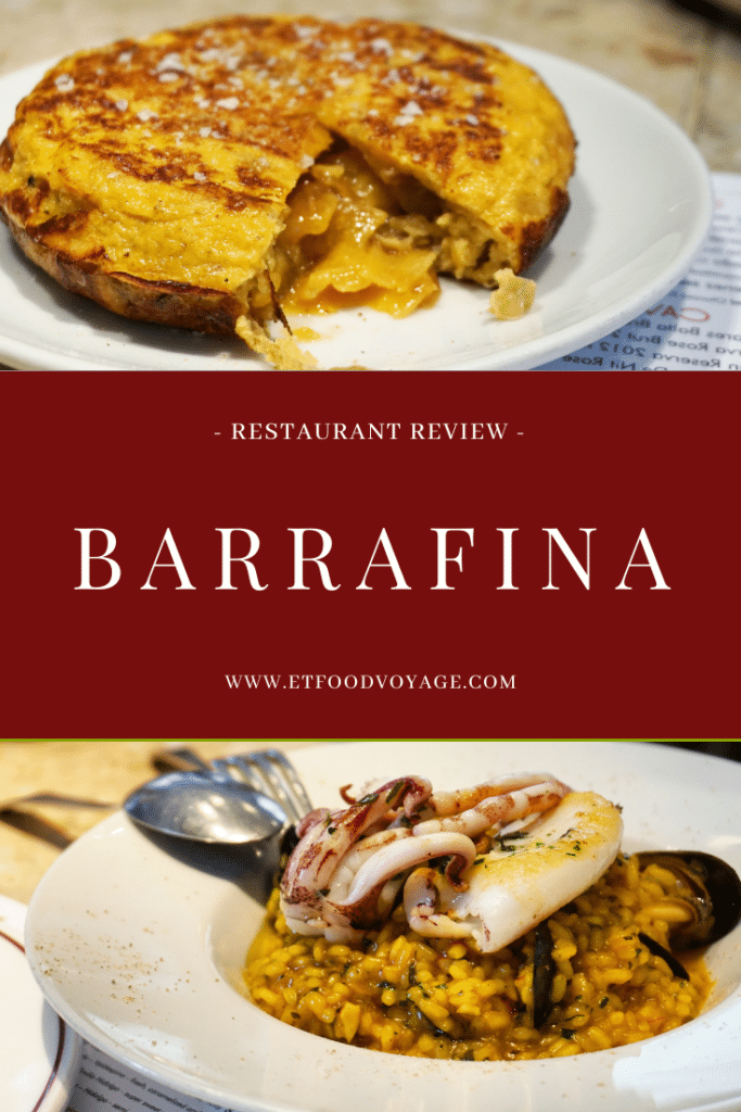 Barrafina | Restaurant Reivew | Charing Cross | ET Food Voyage