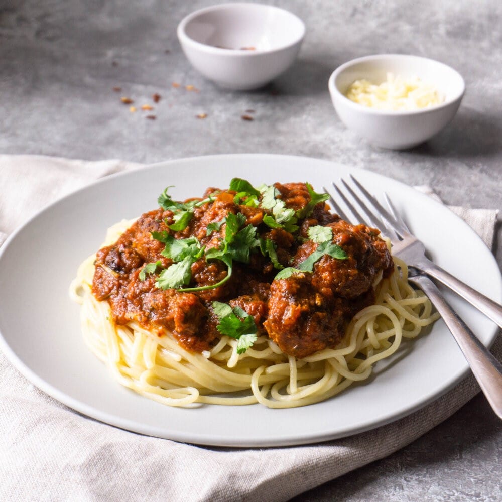 Spicy Meatballs Spaghetti Recipe Et Food Voyage